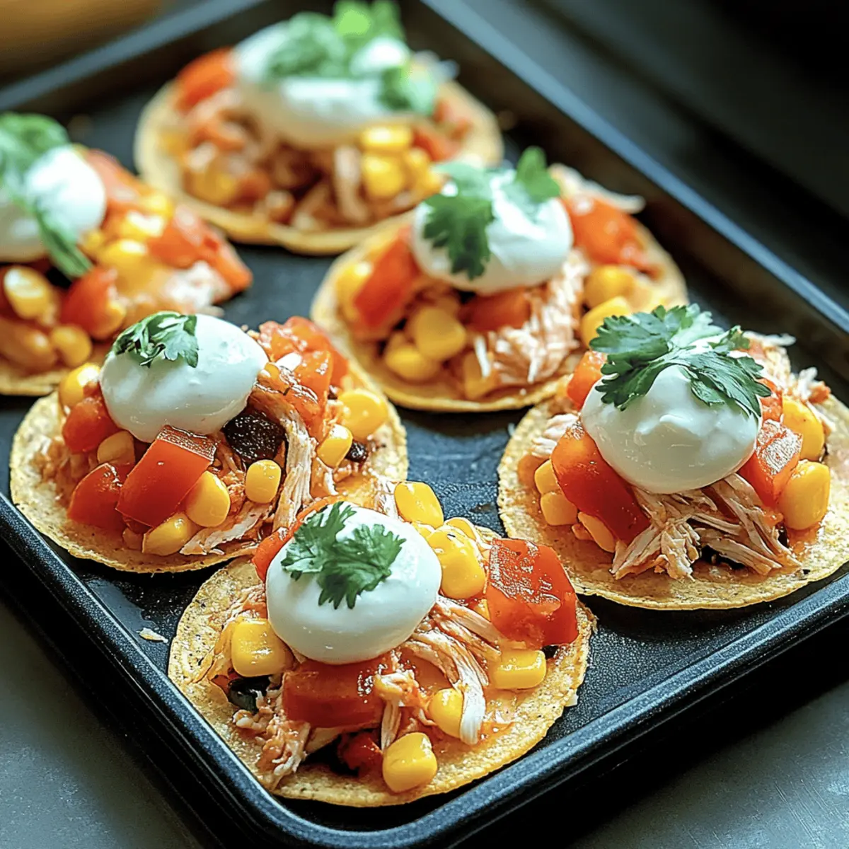 Delicious Mexican Rotisserie Chicken Tostadas You'll Love